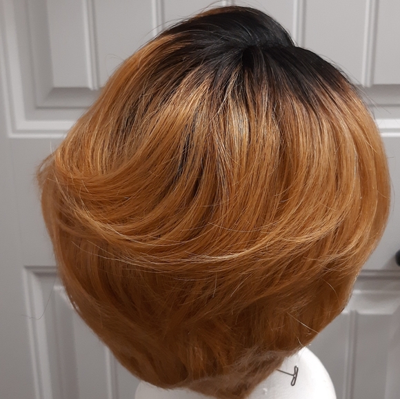 Hair | New Human Hair Ombre Pixie Wig | Poshmark